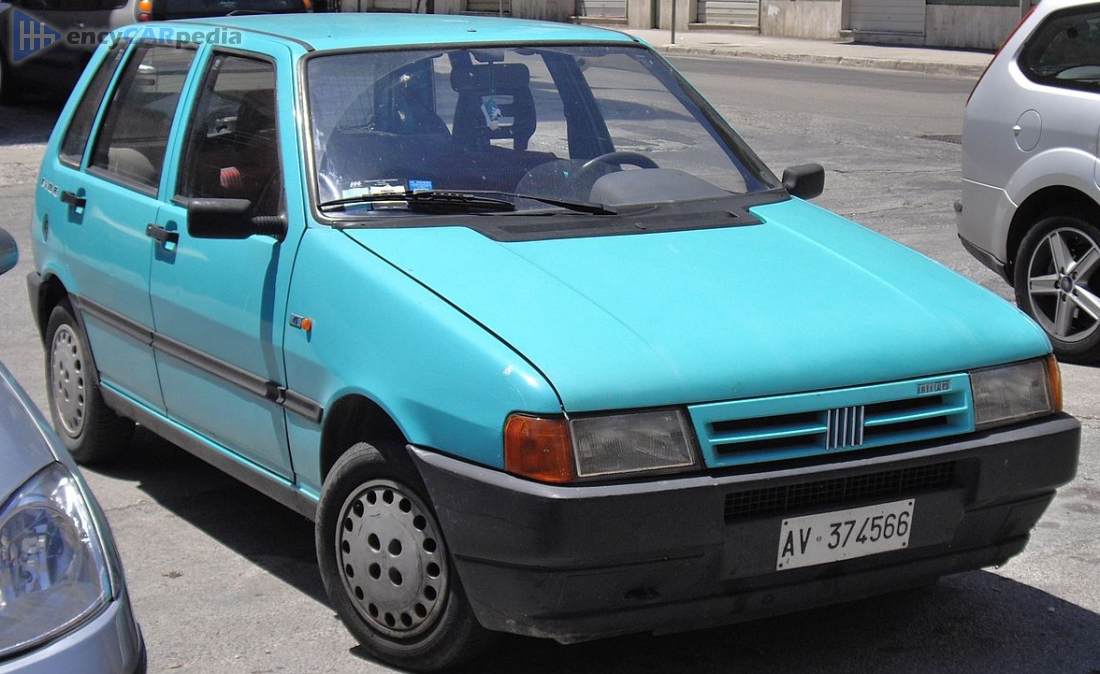 Fiat Uno 1.0 i.e. specs (1990-1994), performance, dimensions ...