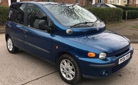 Fiat Multipla 100 16v SX Tech Specs: Top Speed, Power, MPG + More 1999-2004