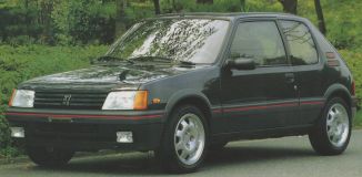 Peugeot 205 GTI 1.9 (Cat) specs (1988-1994), performance, dimensions ...