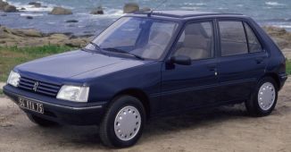 Peugeot 205 XRD, GLD, XRD, GRD Ficha Técnica (1990-1994), desempenho ...